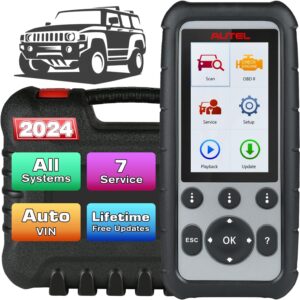 autel maxidiag md806 pro scanner: 2024 full system diagnostic scan tool w/ 7 hot services, upgrade ver. of md808 md806 md805 md802, oil reset bms sas throttle a/f epb, autoscan free update, scan print