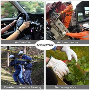 Intra-FIT Premium Goatskin Leather Driver Glove Work Gloves For General work/Truck Driving/Warehouse/Gardening/Farm