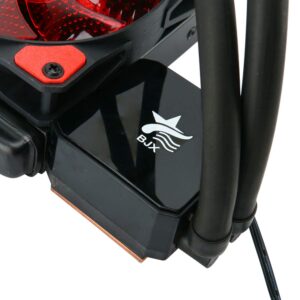 YaeCCC LED Liquid CPU Cooler Water Cooling System Radiator 120mm with Fan for Inter AMD