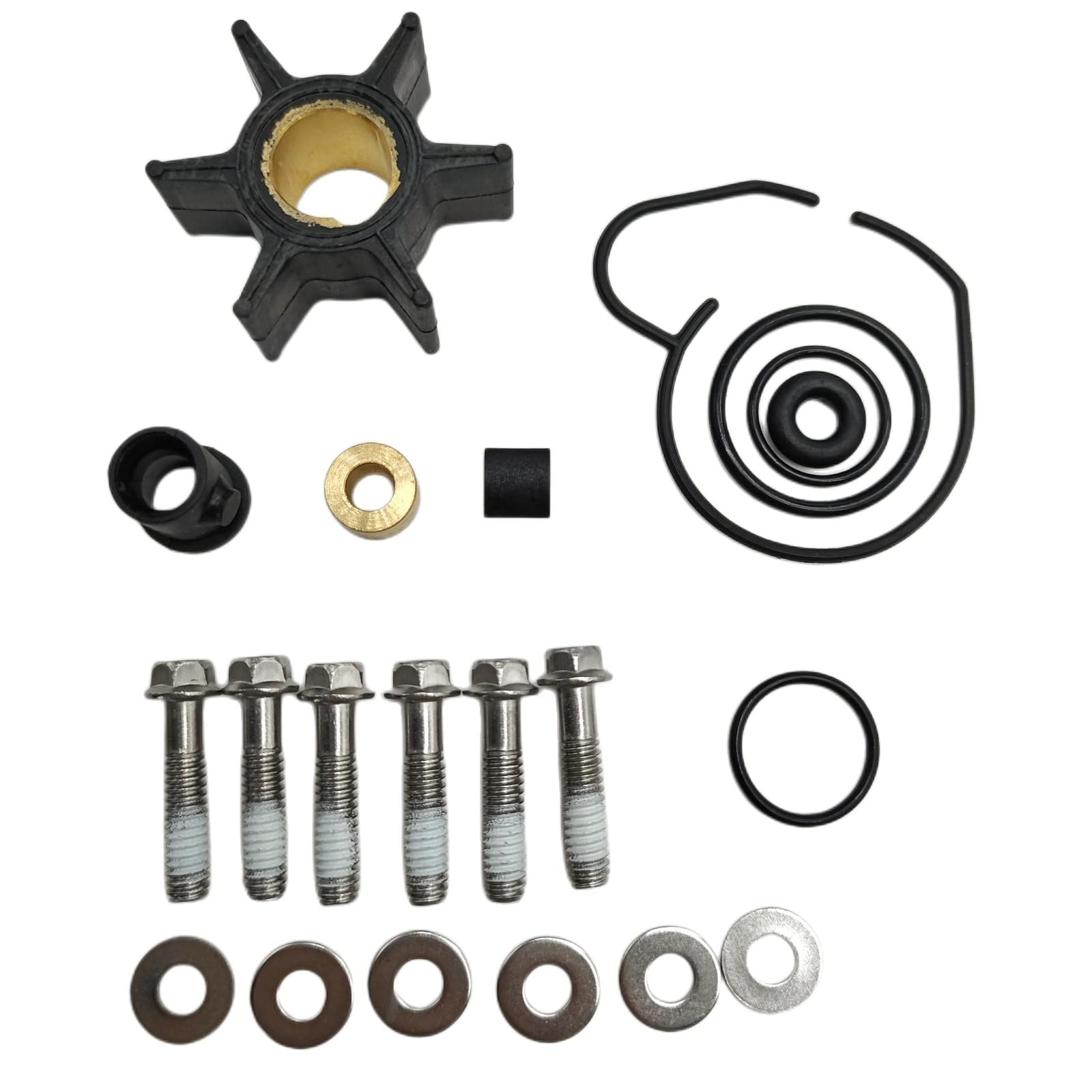 UanofCn 393630 Water Pump Impeller kit Replaces Johnson Evinrude OMC 20 25 30 35 HP Outboard Motors Sierra 18-3382