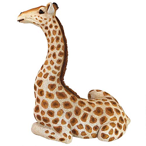 Design Toscano Zari The Resting Giraffe Statue: Medium