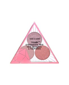 wet n wild crystal cavern mega glo eyeshadow trio, rose quartz