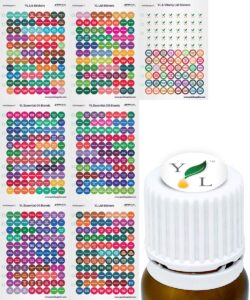 young living essential oil labels bottle cap stickers for yl eo bottles 7 sheets 616 lid stickers for aromatherapy containers youngliving lid stickers by got oil supplies