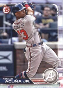 2019 bowman #78 ronald acuna jr. atlanta braves nm-mt mlb baseball