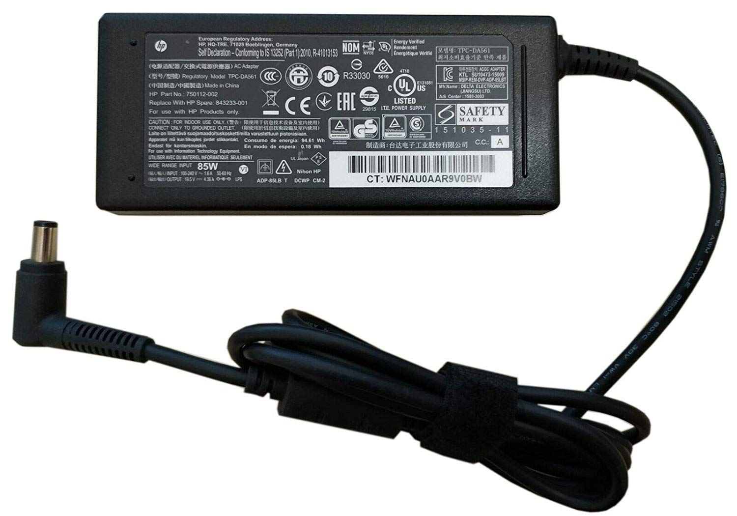 New Genuine PS for HP T530 T630 T730 Thin Client 65 Watt Power Supply 741346-001 TPC-DA54