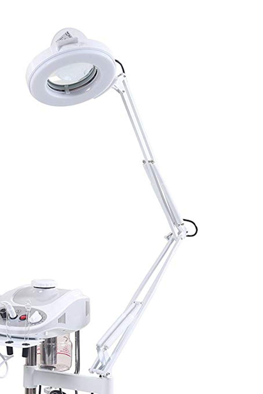 Funnylife 3 in 1 Aromatherapy Facial Steamer, 5X Magnifying LED Lamp, High Frequency Machine,Salon Spa Beauty Equipment