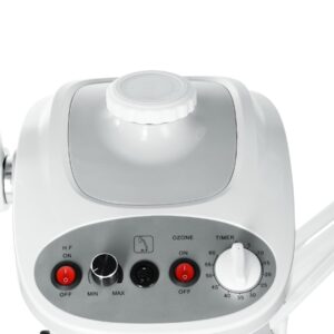 Funnylife 3 in 1 Aromatherapy Facial Steamer, 5X Magnifying LED Lamp, High Frequency Machine,Salon Spa Beauty Equipment