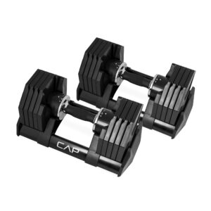 cap barbell adjustabell dumbbell 50-pound pair