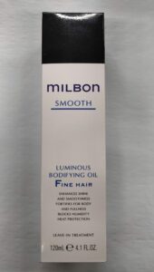 milbon smooth luminous bodifying oil fine hair 4.1oz