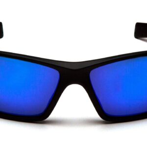 Pyramex Velar Safety Glasses, Black Frame/Ice Blue Mirror Lens