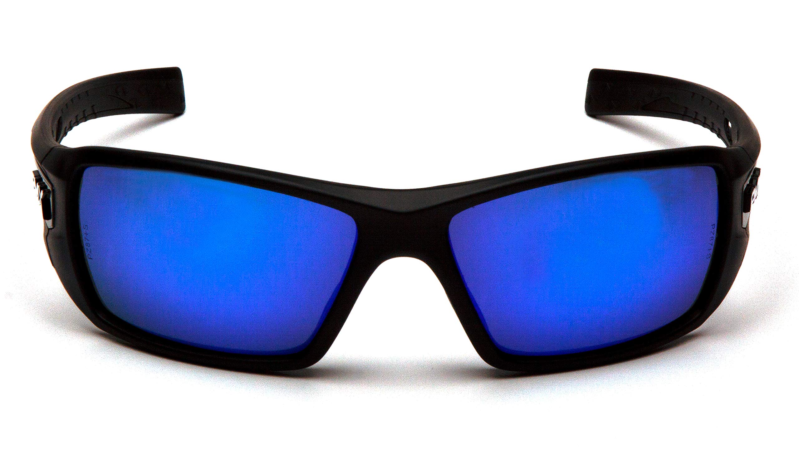 Pyramex Velar Safety Glasses, Black Frame/Ice Blue Mirror Lens