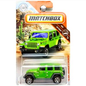 matchbox 2019 2018 off road jeep wrangler jl unlimited green