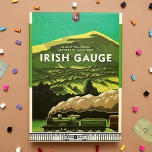 Capstone Games: Irish Gauge, Strategy Board Game, High Player Interaction, Quick 60 Minute Play Time, 3 to 5 Players, Ages 12 and Up