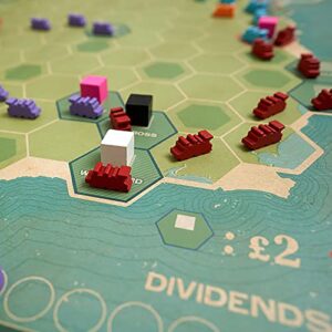 Capstone Games: Irish Gauge, Strategy Board Game, High Player Interaction, Quick 60 Minute Play Time, 3 to 5 Players, Ages 12 and Up