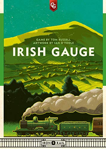 Capstone Games: Irish Gauge, Strategy Board Game, High Player Interaction, Quick 60 Minute Play Time, 3 to 5 Players, Ages 12 and Up