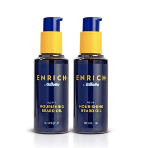 gillette enrich beard oil – 2 count