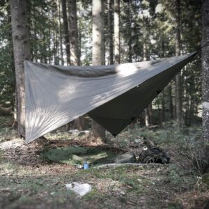 Snugpak | All Weather Shelter G2 | Tarp Shelter | Lightweight | 2000mm 100% Waterproof Outer (Olive)