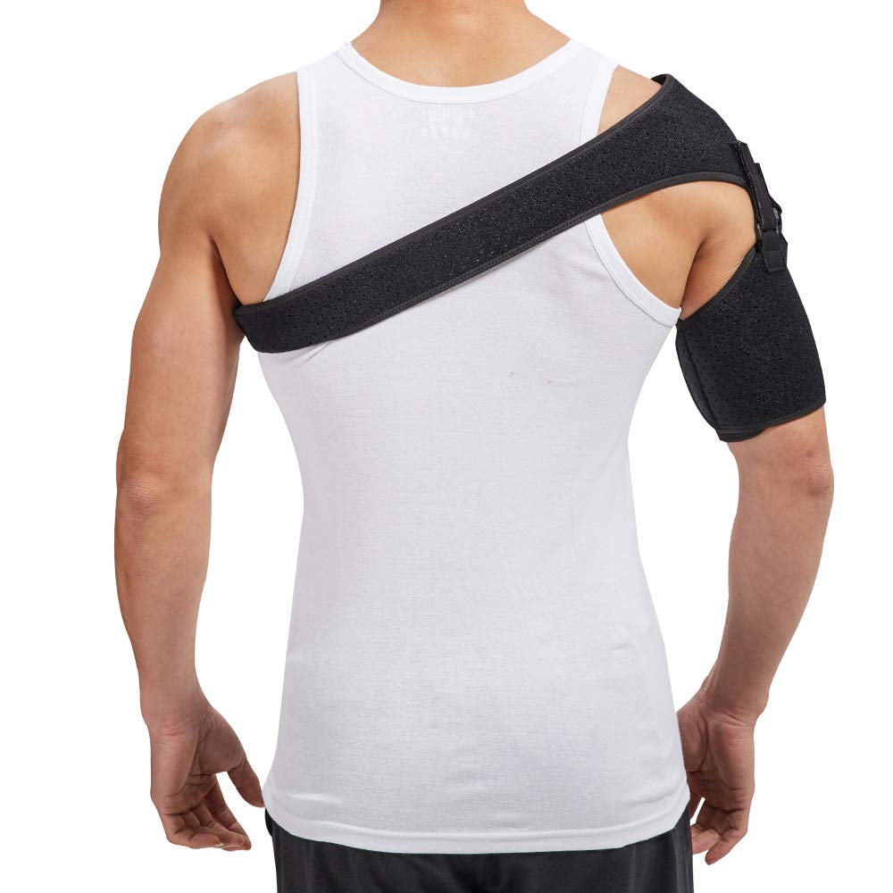 ACKEIVTO Shoulder Belt Support Arm Sling For Stroke Hemiplegia Subluxation Adjustable Right Left Single Pads Dislocation Recovery Rehabilitation Straps Shoulder Brace