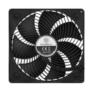 Silverstone Air Penetrator AP183 180mm PWM Computer Case Fan 400~1500RPM Dual Ball Bearing with 32mm Thickness, SST-AP183