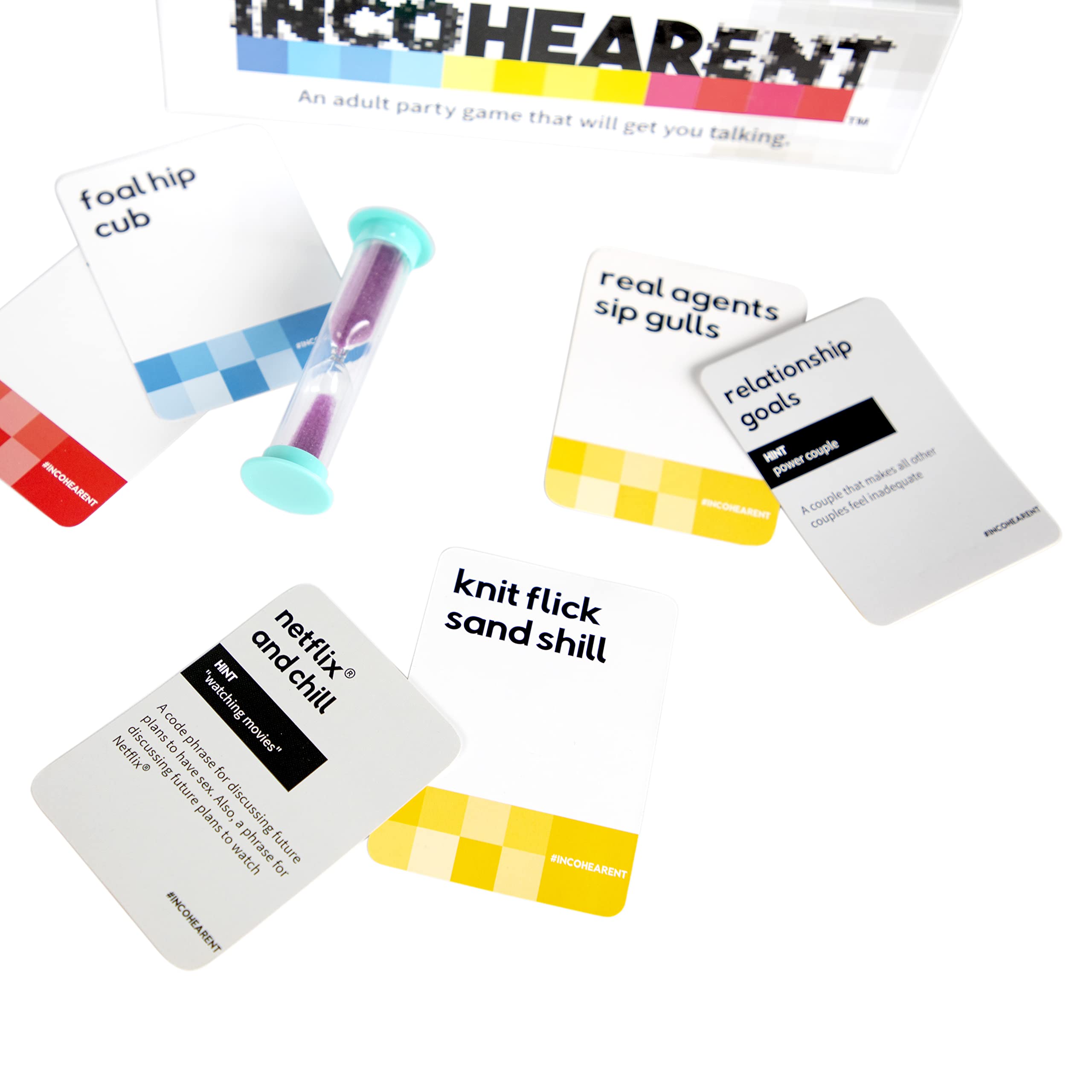 WHAT DO YOU MEME? Incohearent - The Party Game Where You Compete to Guess The Gibberish - Gifts for Party Hosts - Adult Card Games for Game Night