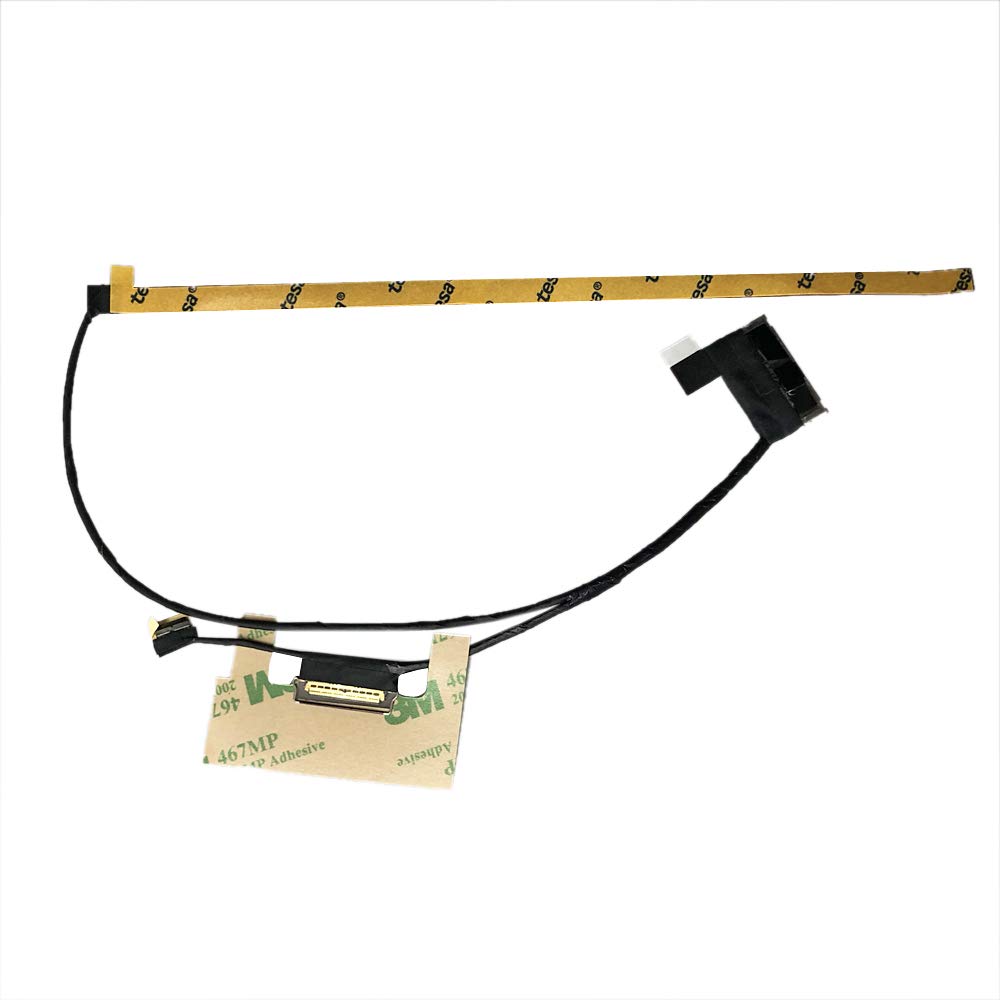 GinTai Laptop LED LCD LVDS Video Screen Line Display Flex Cable Replacement for Lenovo Yoga 730-13IKB 730-13ISK 81CT 5C10Q95923 DC02002Z800 DC02003GC00 81CT001PUS DLZP3_FHD_EDP_Cable_Assy