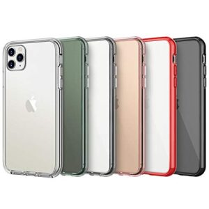 JETech Case for iPhone 11 Pro 5.8-Inch, Non-Yellowing Shockproof Phone Bumper Cover, Anti-Scratch Clear Back (Clear)