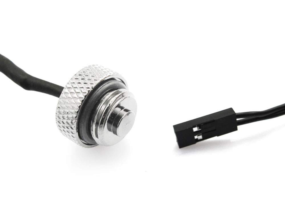 XSPC G1/4" Plug with 10k Sensor, Chrome