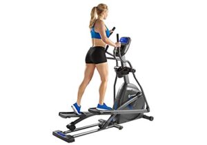 horizon fitness ex-59 elliptical trainer exercise machine for home workout, fitness & cardio, compact cross-trainer with bluetooth, built-in speakers, 10 resistance levels, 300 lb weight capacity