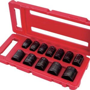 CRAFTSMAN Impact Socket Set, Metric, 1/2", 12Piece (CMMT15885)