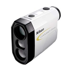 nikon coolshot 20i gii golf laser slope rangefinder, standard version white with yellow trim, medium