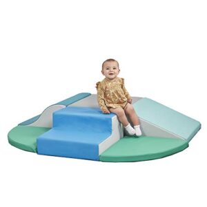 ECR4Kids SoftZone Little Me Wall Climb and Slide, Beginner Playset, Contemporary, 6-Piece