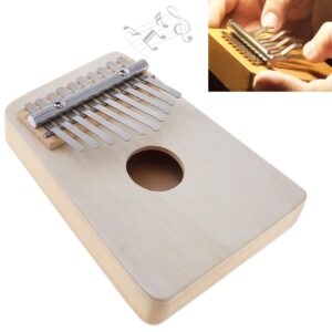 yipaisi 10 keys kalimba thumb piano, portable likembe,sanza, mbira finger piano, kalimba mbira likembe sanza finger hand thumb, birthday gift for kids adult beginners