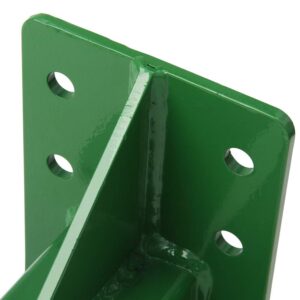 NIXFACE Rear Trailer Hitch Receiver Fit for John Deere Gator 4x2 6x4 Old Style W/Bolts Green