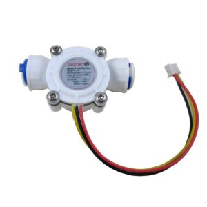 digiten g3/8" quick connect hall effect sensor water flow sensor food-grade flowmeter water flow counter meter 0.3-10l/min - arduino, raspberry pi, and reverse osmosis filter compatible