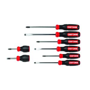 craftsman screwdriver set, assorted, 8-piece (cmht65075)