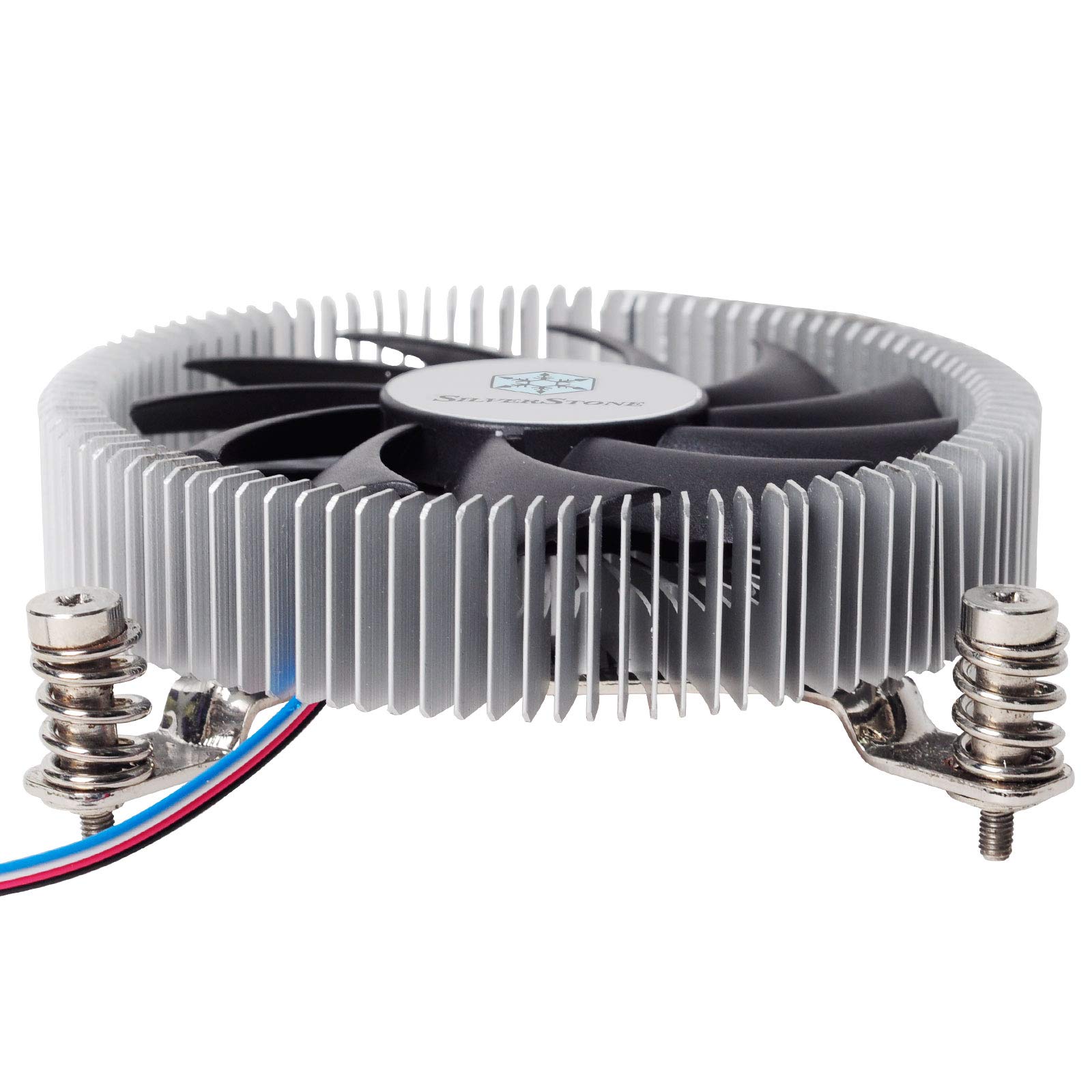 SilverStone Technology SST-NT07-115X-USA LGA1150/1151/1155/1156/1200 CPU Cooler Low Profile 23mm Tall for 65W TDP Support with 80mm PWM Fan SST-NT07-115X