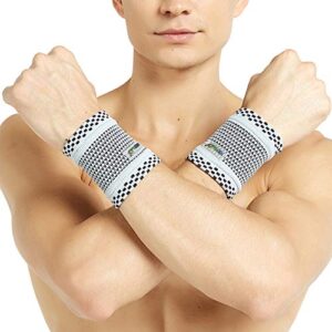 neotech care wrist band - light, elastic, men, women, right or left - grey color (size s, 1 pair)