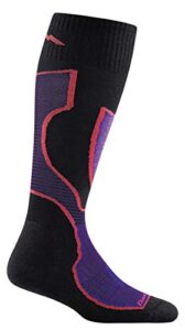 darn tough (style 1896 women's outer limits snow sock - black, small