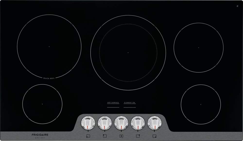 Frigidaire FGEC3648US Gallery Series 36 Inch Electric Smoothtop Cooktop in Stainless Steel