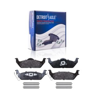 Detroit Axle - Brake Kit for 2010 2011 Ford F-150 Brakes Rotors Ceramic Brake Pads Front and Rear Replacement 6 Lug