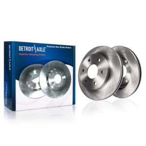 Detroit Axle - Brake Kit for 2010 2011 Ford F-150 Brakes Rotors Ceramic Brake Pads Front and Rear Replacement 6 Lug