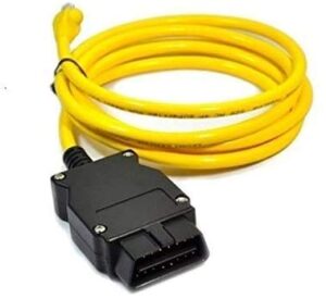 autogeek enet (ethernet to obd) interface cable e-sys icom coding f-series fit for bmw 2m long