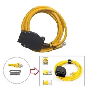 Autogeek ENET (Ethernet to OBD) Interface Cable E-SYS ICOM Coding F-Series Fit for BMW 2M Long