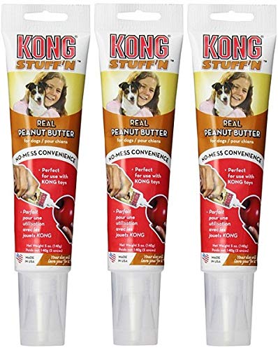 Kong Real Peanut Butter Tube 5oz (Pack of 3)