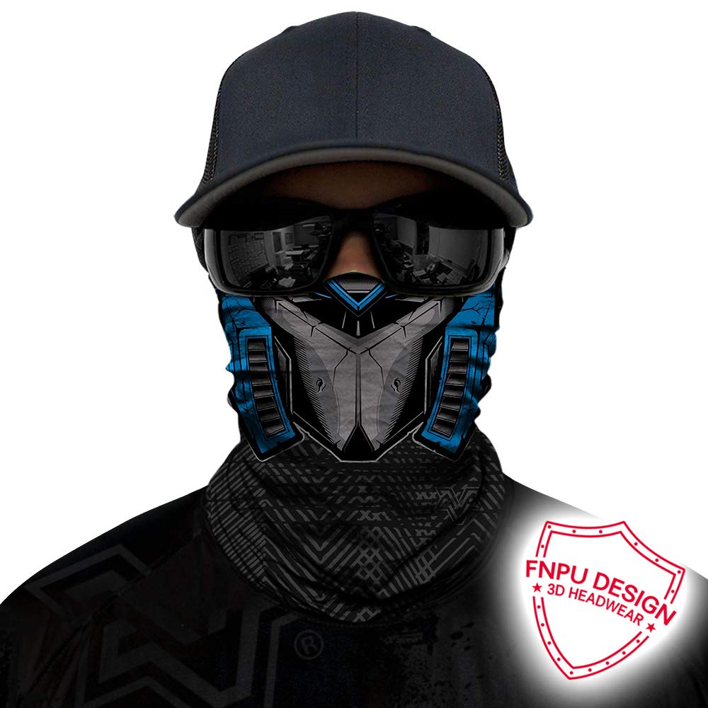 3D Transformers Neck Scarf Face Sun Scarf Balaclava Bandana Biker Headwear UV for Women Men Fishing Hunting Motorcycles Cycling Outdoor Sport