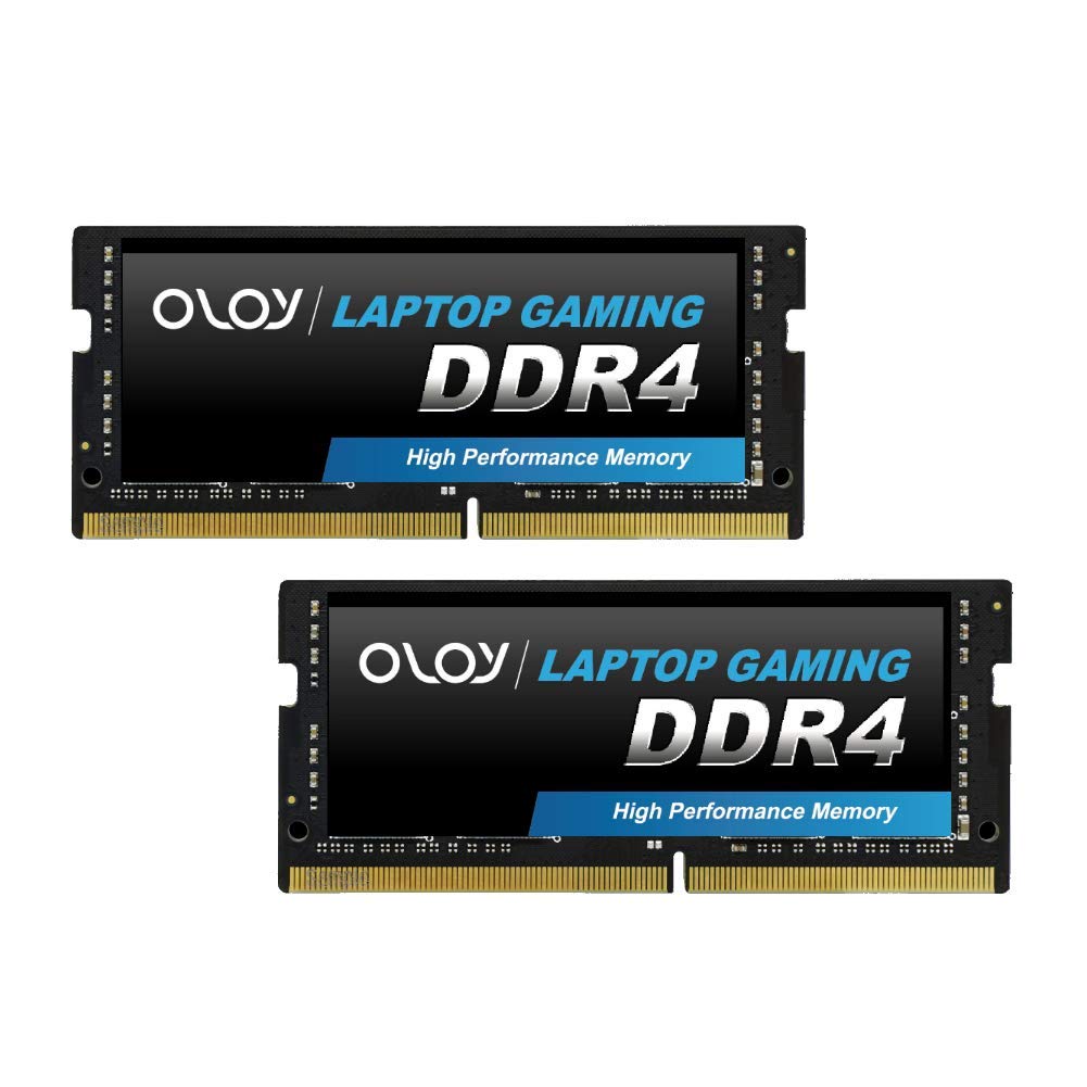 OLOy DDR4 RAM 32GB (2x16GB) 2400 MHz CL17 1.2V 260-Pin Laptop Gaming SODIMM for Intel (MD4S162417IZDC)