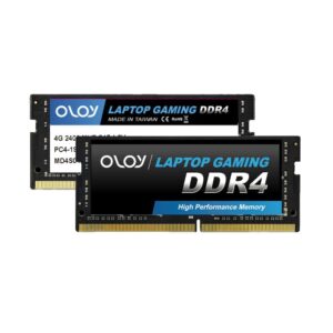 OLOy DDR4 RAM 32GB (2x16GB) 2400 MHz CL17 1.2V 260-Pin Laptop Gaming SODIMM for Intel (MD4S162417IZDC)