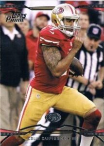 2013 topps prime #7 colin kaepernick 49ers nfl football card nm-mt