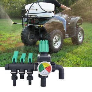 3-Way Garden Hose Splitter, Garden Hose Splitter Agricultural Sprayer Control Shut Off Valve Water Splitter Hose Connector for Drip Irrigation Timers Garden Lawns Watering Separator Sets