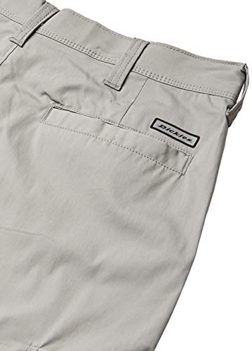 Dickies Men's 11 Inch Temp-iQ Performance Hybrid Utility Short, Nickel, 34